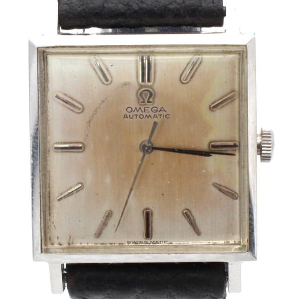 Vintage Omega Automatic Ref. 161014 17J 1960's Square Wrist Watch ...