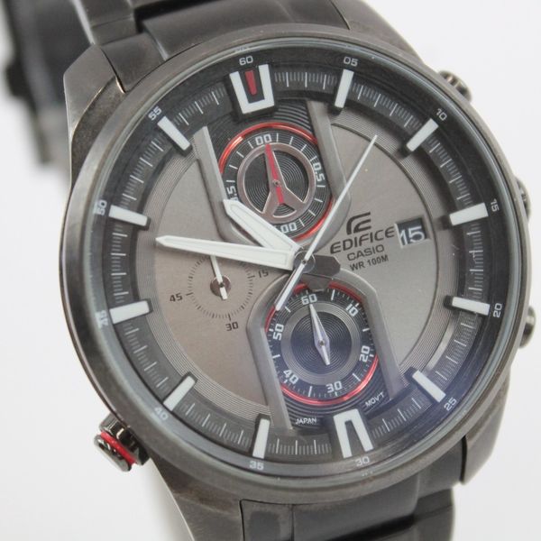 Mens Casio Edifice Chronograph Watch Ref EFR-533 Boxed Quartz Working ...