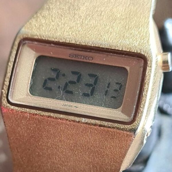 Very rare,working Ladies 1979 Vintage Seiko Digital L221-5020 Watch ...