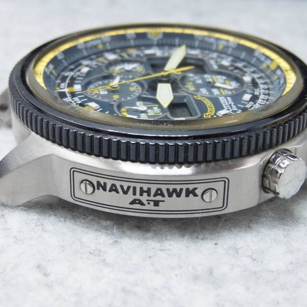 Citizen Navihawk Blue Angels U680-S105757 Analog Men's Watch Used ...
