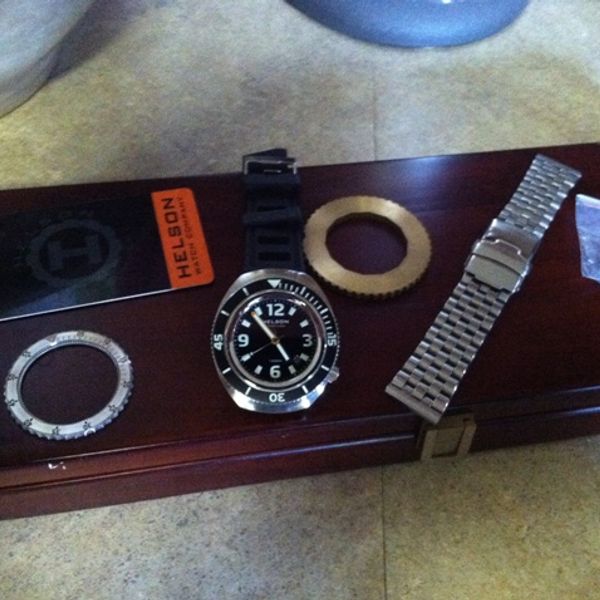 Helson Tortuga with black Numeric Dial | WatchCharts