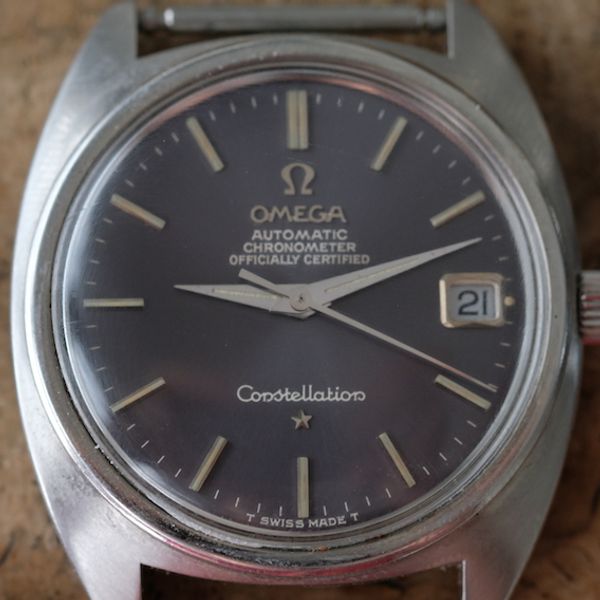 SOLD Omega Constellation 168.017 grey/blue dial | WatchCharts Marketplace
