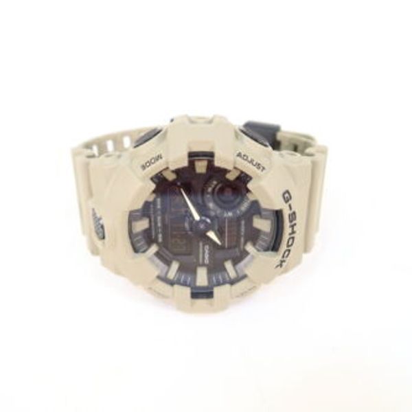 Casio 5522 G-Shock Men's Analog-Digital Beige Resin Strap Watch 53mm ...