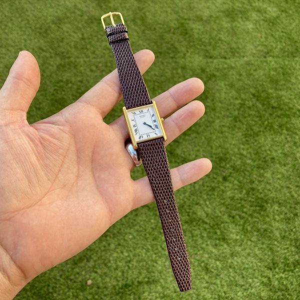 Rare Vintage Seiko 7N00 5B30 Cartier Tank Homage Style Mens Quartz ...