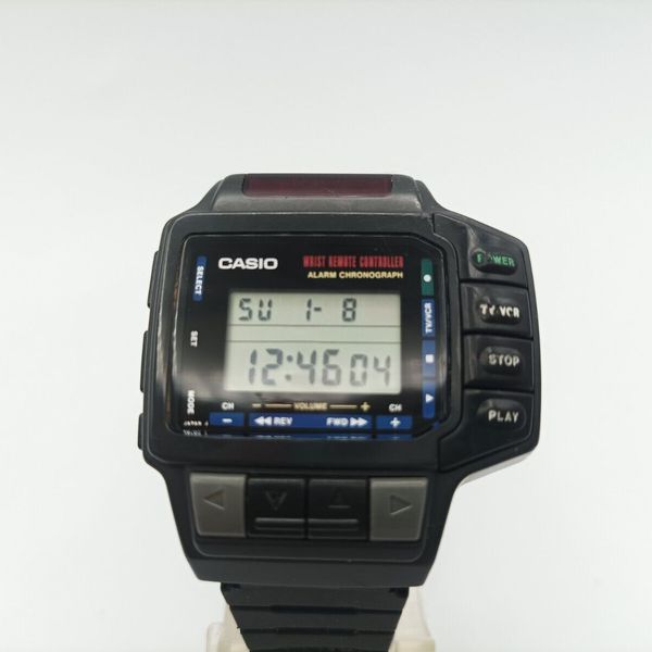 VINTAGE CASIO CMD-10 WATCH MODULE 1028 JAPAN TV REMOTE CONTROLLER 1990 ...
