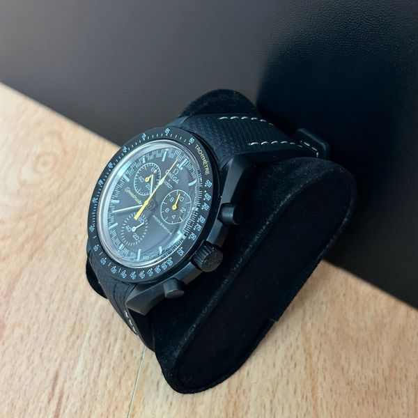 Swatch X Omega Custom Dark Side Of The Moonphase Omega X Swatchâ Read ...