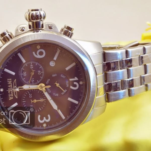 FS: Invicta Men's Specialty Lefty Quartz Chronograph Blue Dial Bracelet ...