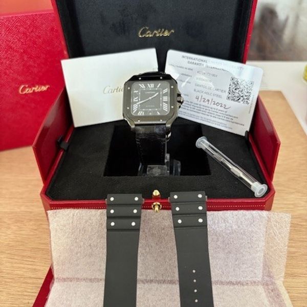 NEW LOW PRICE Cartier Santos de Cartier ADLC Large 2022 Box and Papers ...