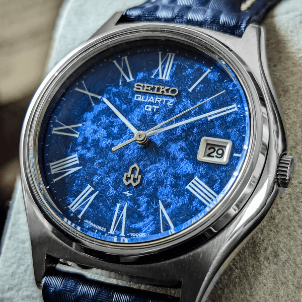 [WTS] SEIKO QUARTZ QT 0822-7000 - NAVY SNOW BLIZZARD DIAL - 1974’S JDM ...