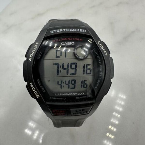 Casio WS2000H-1AV, Step Tracker, 100 Meter WR, 200 Lap Memory, 5 Alarms ...