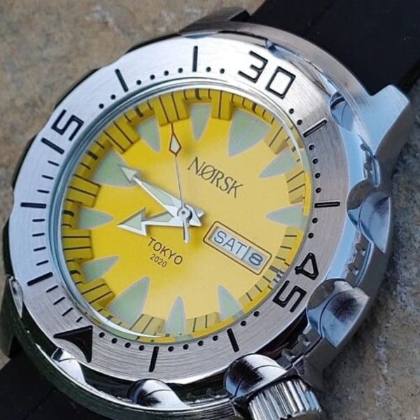 Sea Monster Watch, Norsk, Norway Tokyo Olympics Diver, Citizen quartz ...