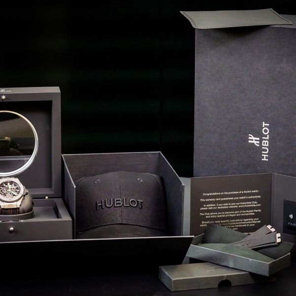 Hublot Big Bang Meca 10 Titanium with Collectors Box and Papers - 414 ...