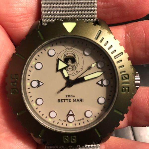 FS: RARE Limited Edition TRIFOGLIO SETTE MARI Italian Dive Watch ...