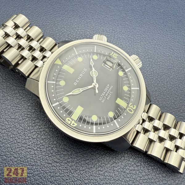 Benrus Ultra-Deep Super Compressor Diver Watch Reissue - Full Set ...