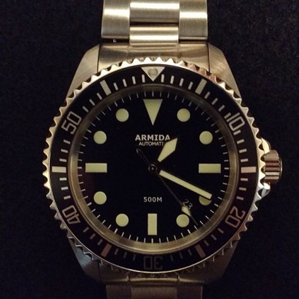 **SOLD** Armida A2 MilSub 500 meter version | WatchCharts