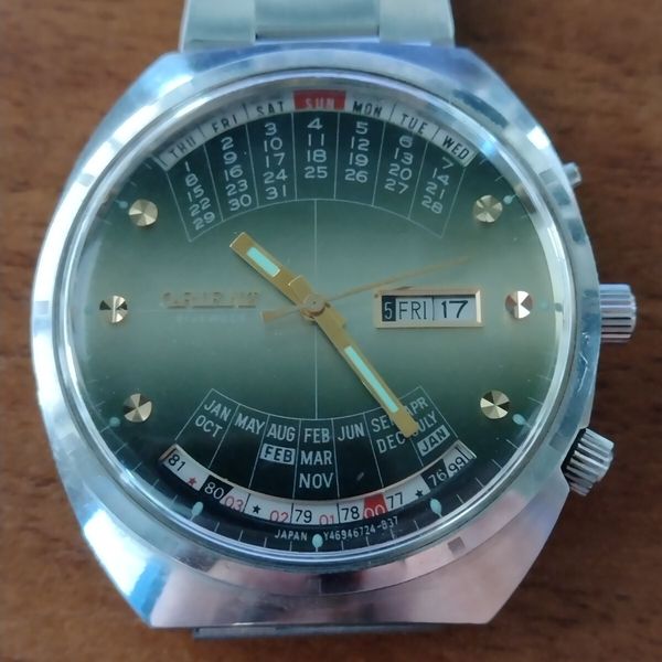 Orient College mechanical watch with perpetual calendar, automatic ...