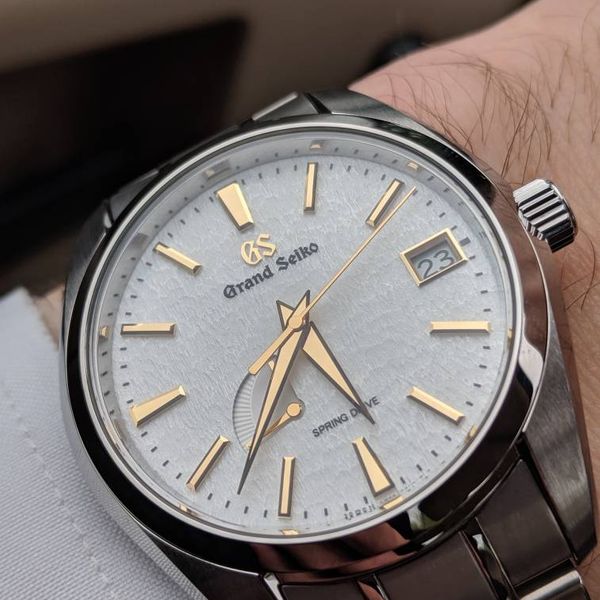 FS Grand Seiko Golden Snowflake - SBGA259 - 41mm Titanium - Spring Drive - $4,650 | WatchCharts