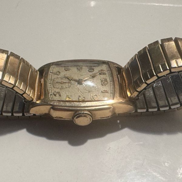 Antique Hamilton 10K Gold Filled Watch With Small Second Hand- Windup ...