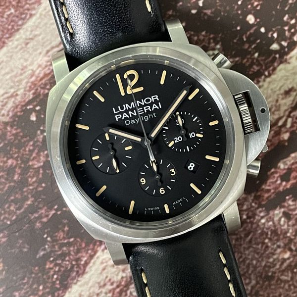 FS: Panerai Luminor Daylight Chrono Steel 44mm – PAM00356 PAM 356 ...