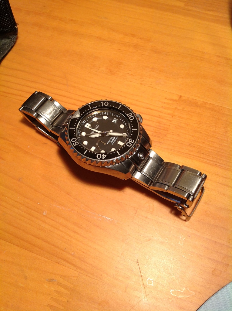 FS: Seiko SBDB001 MarineMaster 600M GMT MM600 Spring Drive Titanium ...