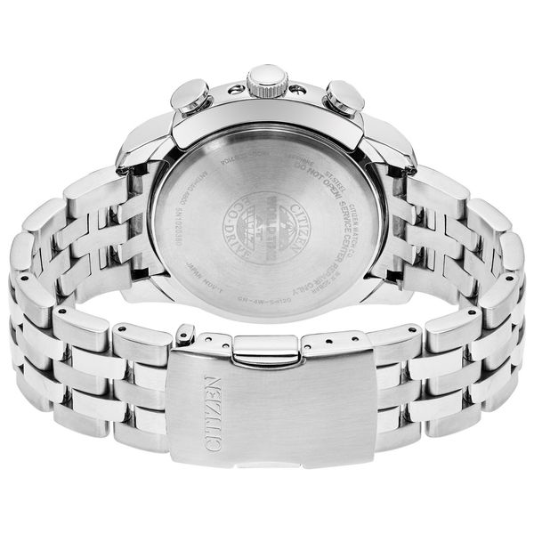 Citizen Men's Day Date Perpetual Eco-Drive Silver Watch 43MM AT9010-52E ...
