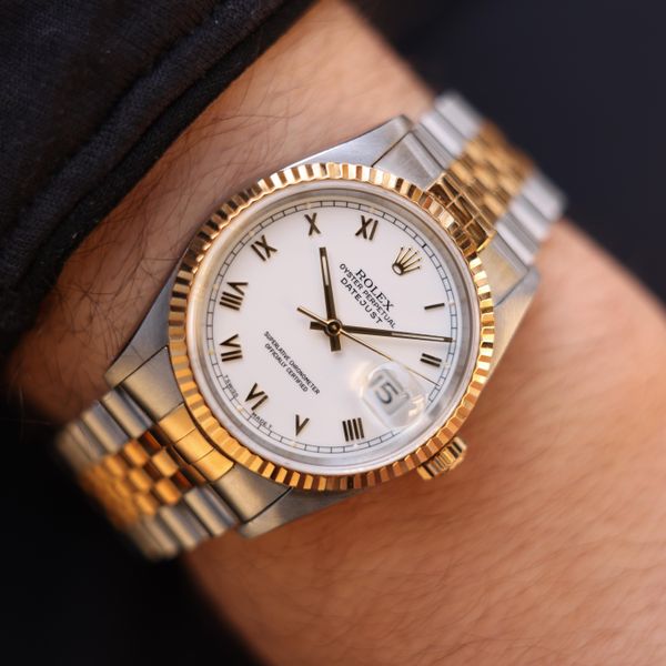 [WTS] 1993 Rolex Datejust Ref. 16233 | White Roman Numeral Dial ...