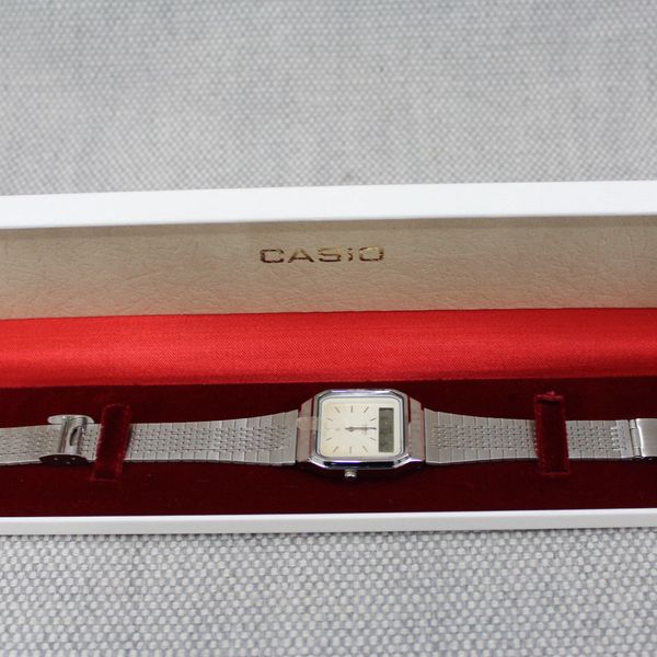 Casio AT-552 Analog Digital Watch Janas Touch Screen Calculator Vintage ...