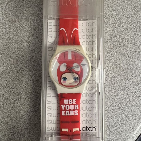 Swatch SUOZ114 Windy Bunny. Manga. New Old Stock, Boxed, Never Worn ...