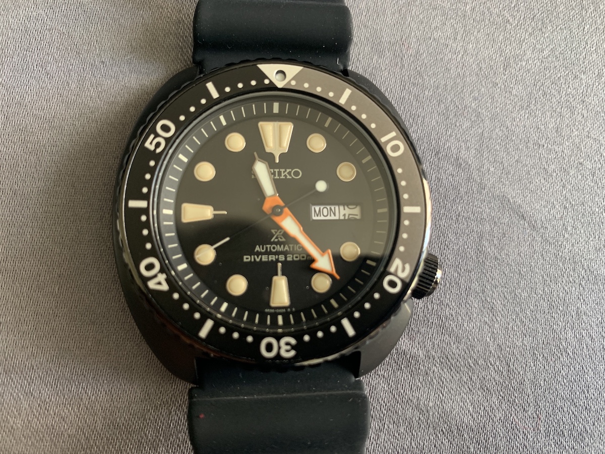 FS: Seiko Prospex Diver SRPC49K1 Black Ninja Turtle Limited Edition ...