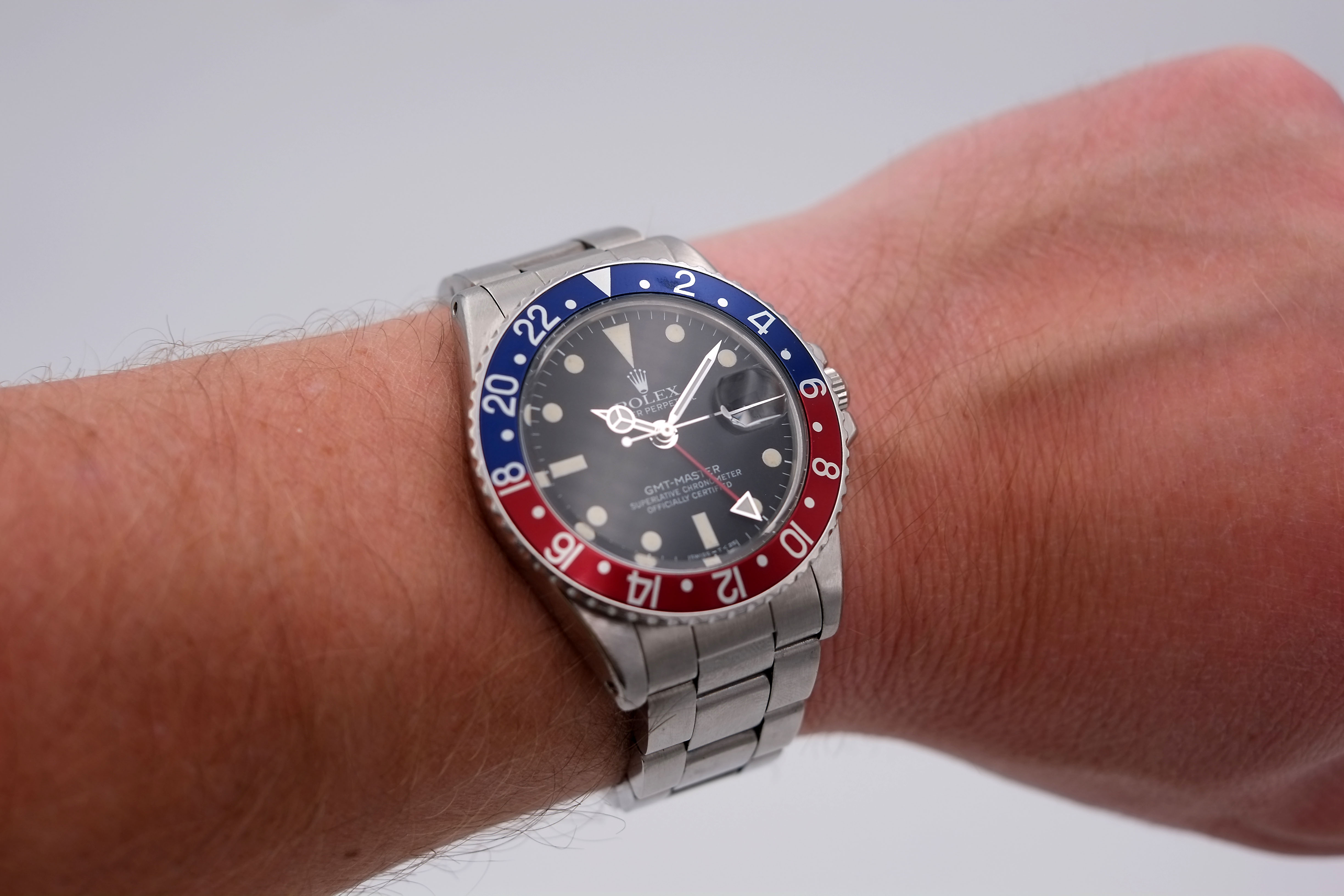 FS: 1965 Rolex GMT 1675 Pepsi Gilt Case | WatchCharts Marketplace