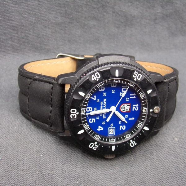 Men's Swiss LUMINOX Navy Seal's Diver's Watch w/ New Battery - Works ...