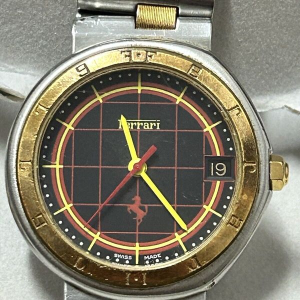 Orologio Ferrari Formula (Enzo Ferrari) by Cartier Anni 80 Vintage Full ...