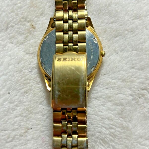 Vintage Seiko Mens Quartz Watch - Running With New Battery | WatchCharts Marketplace