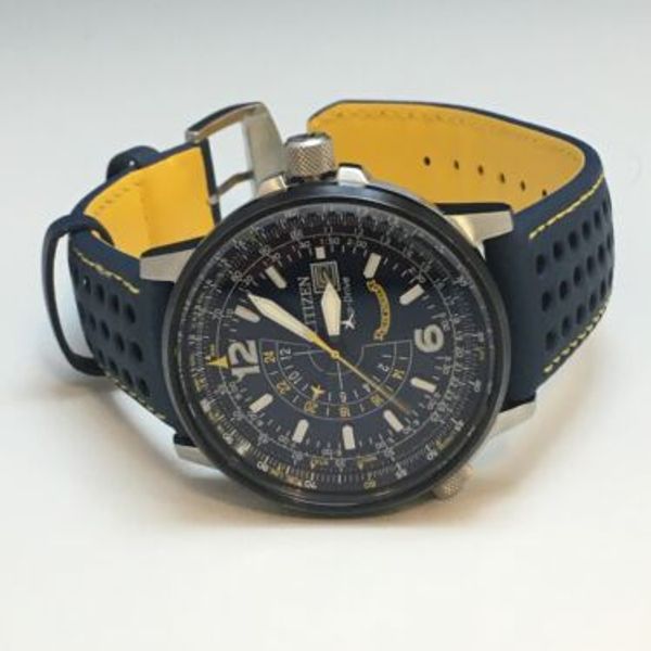 Citizen Eco-Drive Men's Blue Angels Promaster Nighthawk Watch BJ7007 ...
