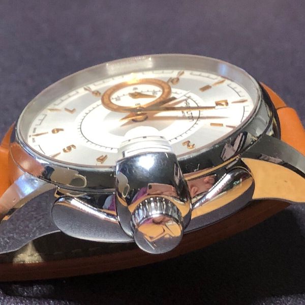 LARGE HAMILTON RAILROAD SILVER DIAL OPEN BACK AUTO WIND - REF. A07.511 ...