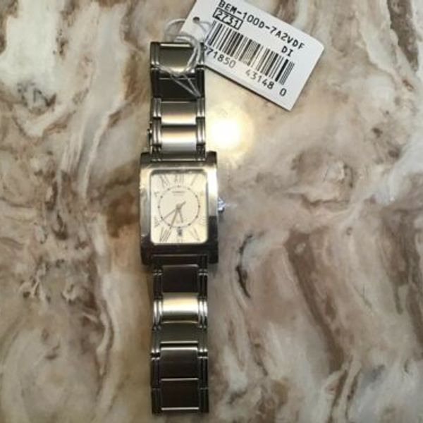 Casio Men’s Rectangular Tank Watch Mens | WatchCharts Marketplace