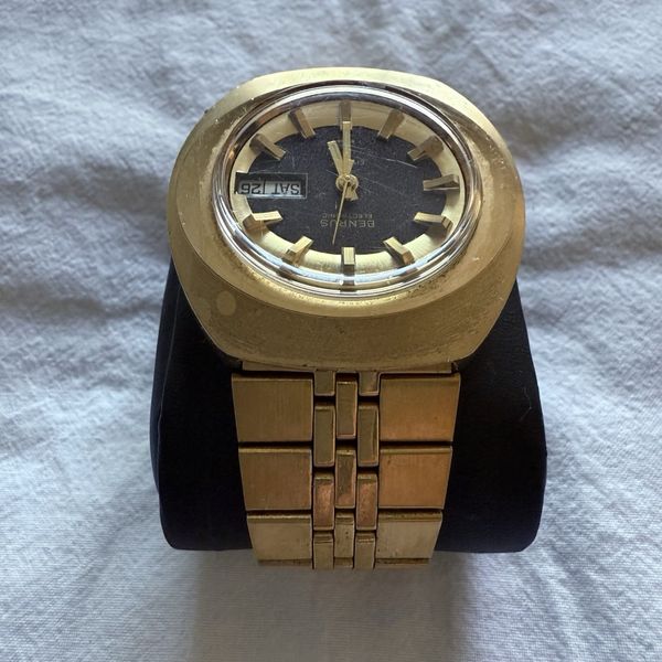Benrus Vintage Electronic Citation Watch Swiss Quartz Movement Made In ...