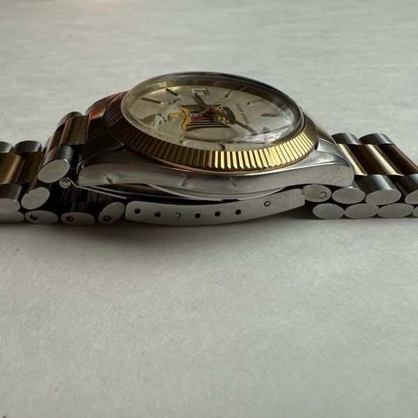 Vintage Two-Tone Eterna-Matic Kontiki Iraqi Defense Swiss Watch ...