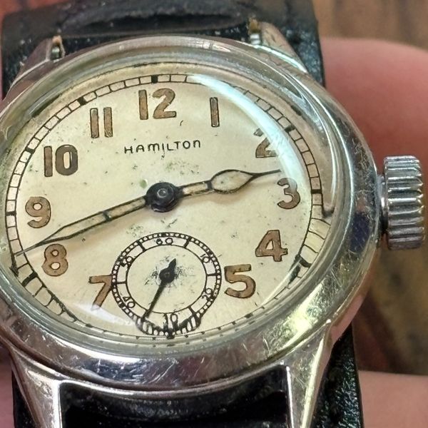 Vintage Hamilton Military GI Issued World War 2 Two Mechanical 987A ...