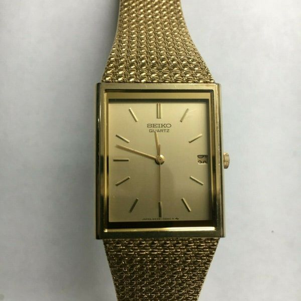 Seiko Ladies Gold Plated Bracelet Vintage Quartz Watch 2A32-5120 [RO] | WatchCharts Marketplace