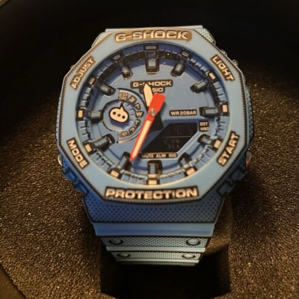 Casio G-Shock GA-2100MNG-2A Blue Manga Theme | WatchCharts Marketplace