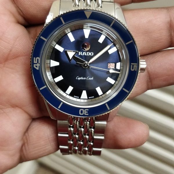 [WTS] Rado Captain Cook (Blue and Green) | WatchCharts Marketplace