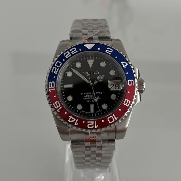 Seiko Marinemaster Pepsi Mod- Automatic Custom Wristwatch | WatchCharts ...