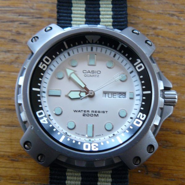 FS Casio MD703 white dial | WatchCharts Marketplace