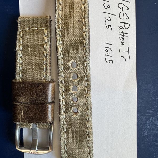 [WTS] Greg Stevens Design (GSD) watch strap - Czech military canvas ...