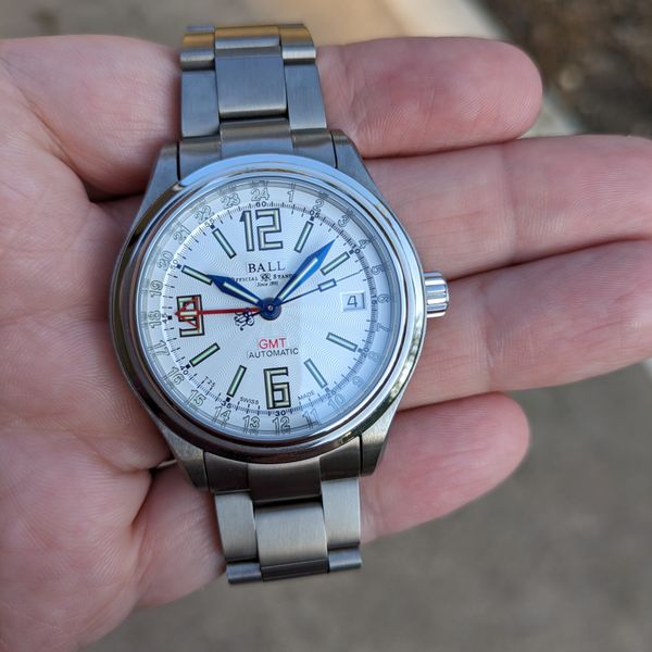 [WTS] Ball Trainmaster GMT titanium | WatchCharts Marketplace