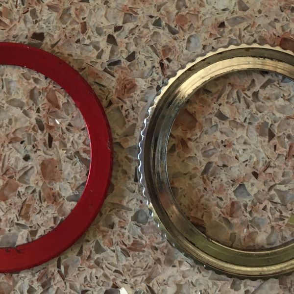 For sale 1675 Bezel assembly (retaining + tension liner + ring) and red ...