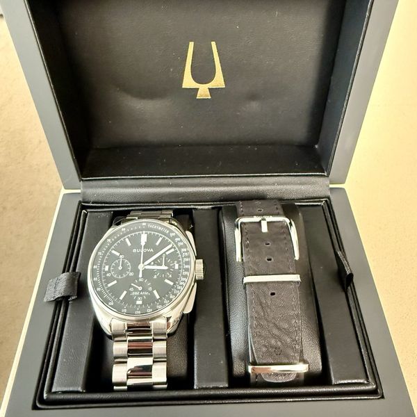 Bulova Men's Moon Apollo Lunar Pilot 43 Chronograph | WatchCharts ...