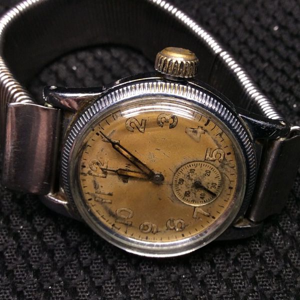 1940's Elgin A.F. US Military Type A-11 Watch WW2 - Runs - See Pics ...