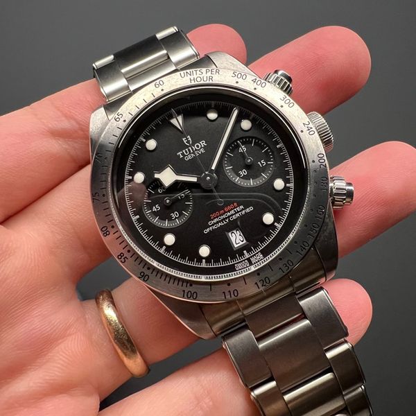 CHEAPEST????Tudor Black Bay Steel Chronograph 79350 | WatchCharts ...